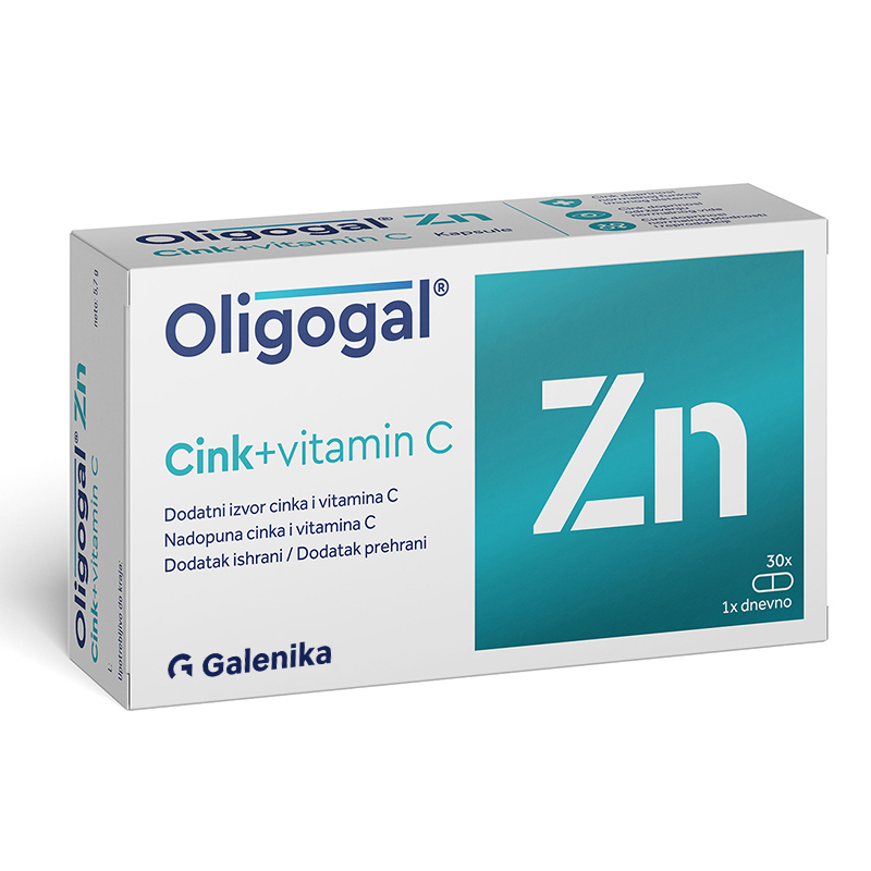 Oligogal Zn sa vitaminom C 30 kapsula