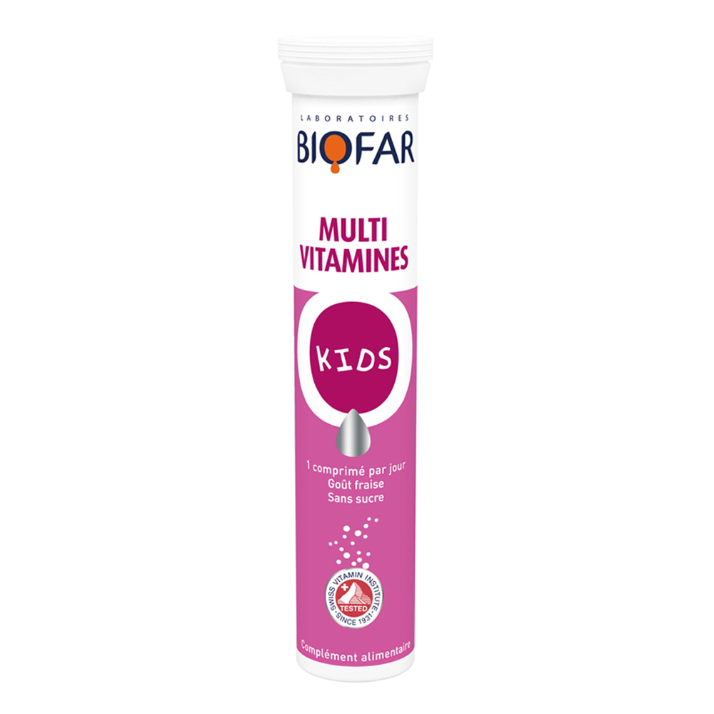 Biofar Kids multivitamin 20 šumećih tableta