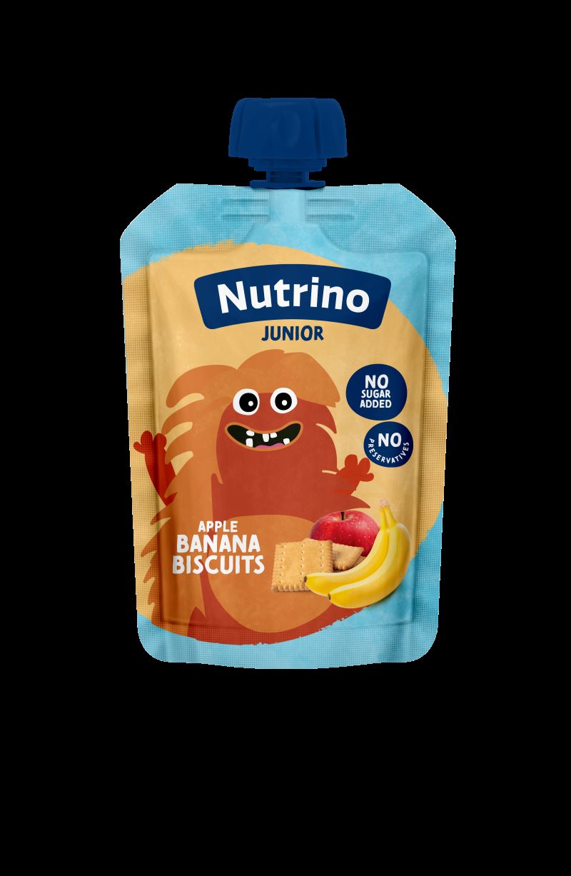 Nutrino junior pauč Jab.bana i keks 180g