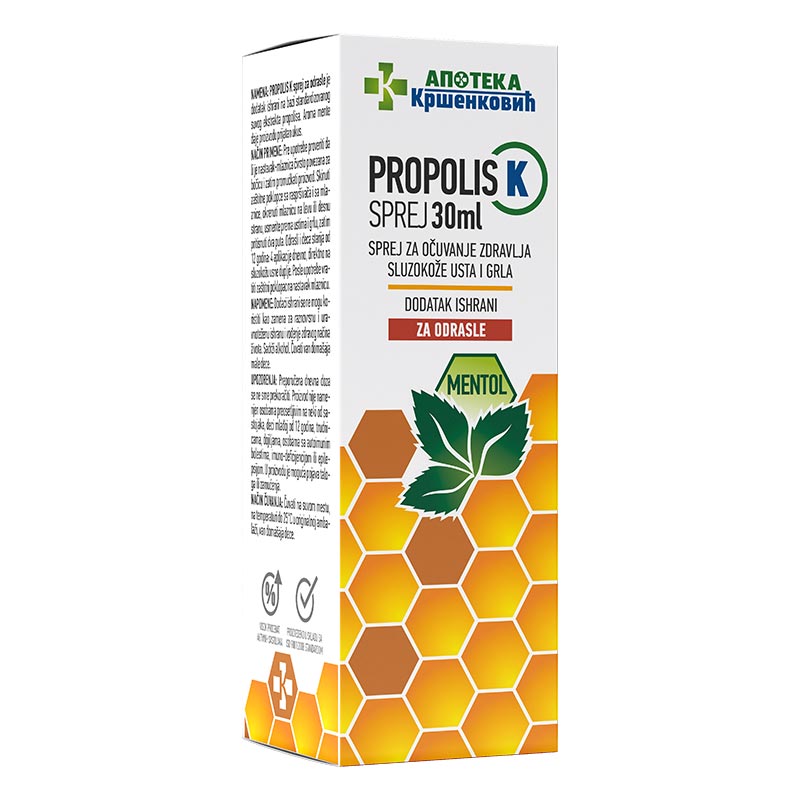 Propolis K sprej za odrasle 30ml Kršenković