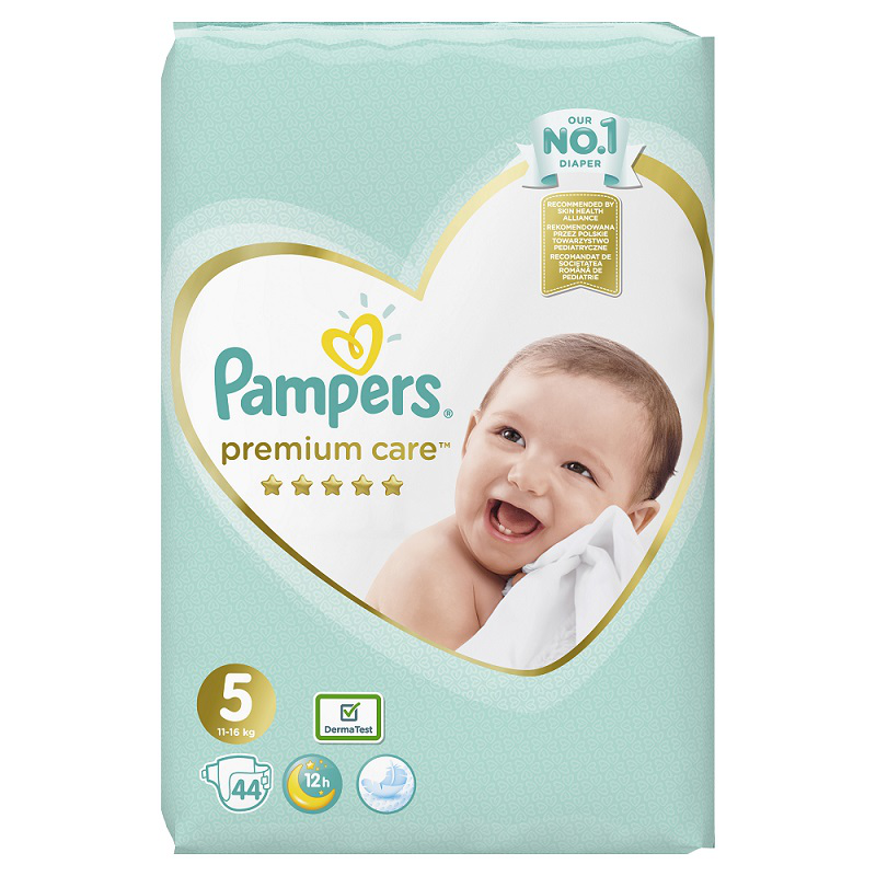 Pampers pelene premium VP 5 junior 11-16kg 44 komada