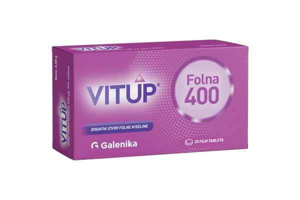 Folna kiselina 400mcg 30 tableta