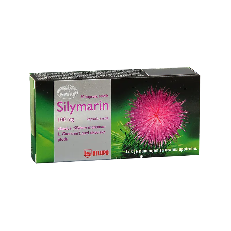 Favora® Silymarin kapsula, tvrda, 100mg, 30kaps.