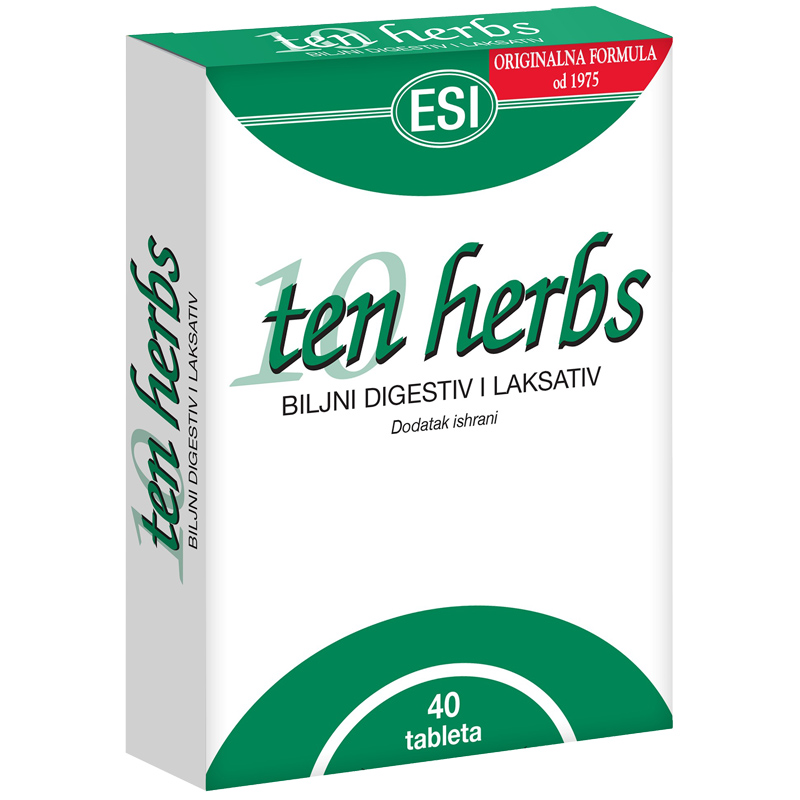 ESI Ten Herbs 40 tableta