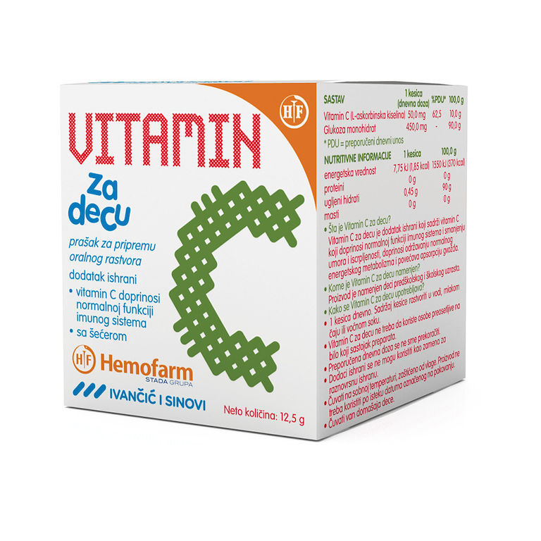 Vitamin C za decu 50mg 25 kesica