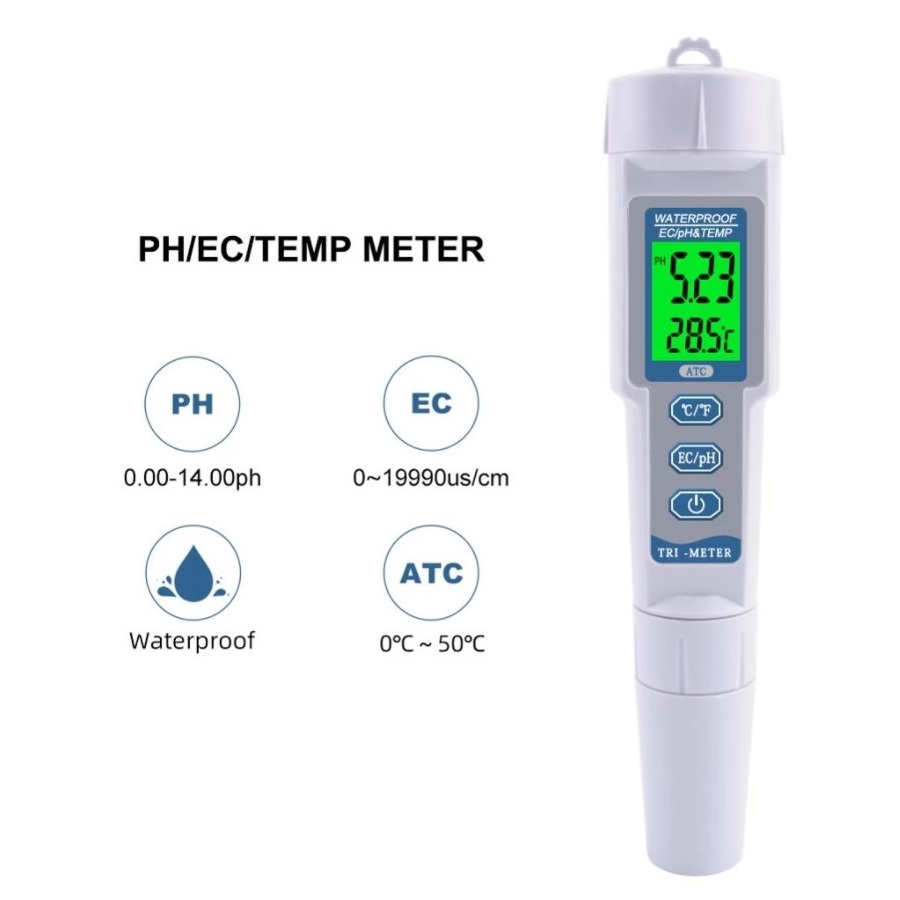 Merač pH EC Temp (3 u 1) 3587