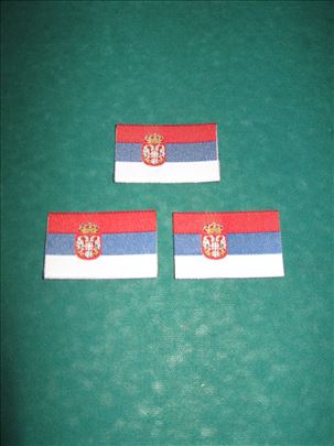 Zastavice Srbije 3 komada