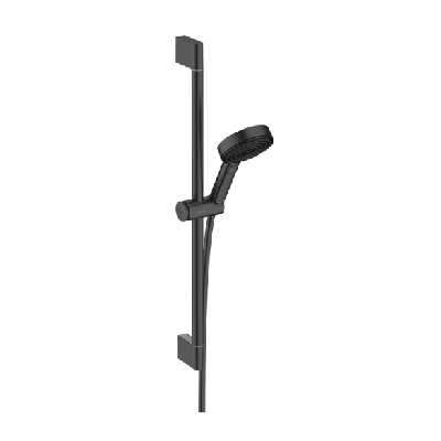 Hansgrohe Pulsify Select S 105 klizna šipka set Relaxation matt black (L=65cm) 24160670