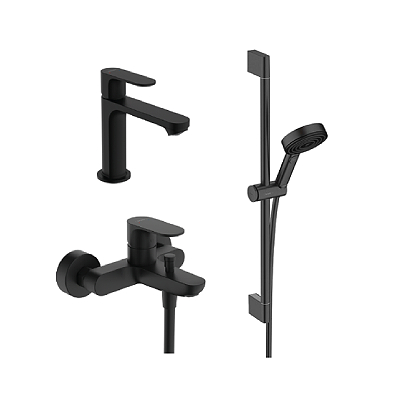 Hansgrohe Rebris S set matt black 72670111