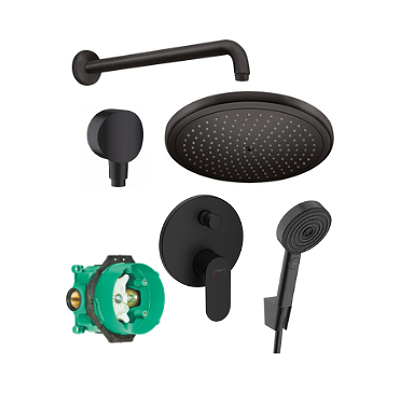 Hansgrohe Rebris S ugradni set Matt Black 26670111