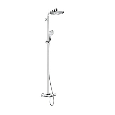 Hansgrohe Crometta S Showerpipe240 termostatski usponski tuš sa ružom 24 cm i ručicom, sa izlivom 27320000