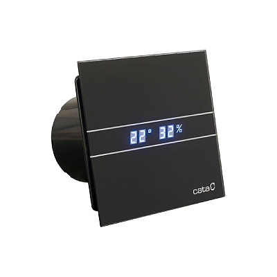 Cata ventilator E 100 GTH BK timer hydro black