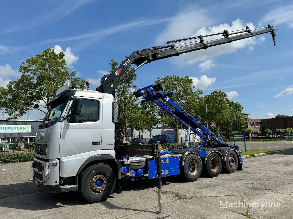 Volvo FH 460 8X4 EURO 5 HIAB 211-E4 + REMOTE CONTROL + CABLE SYSTEM pokretna dizalica