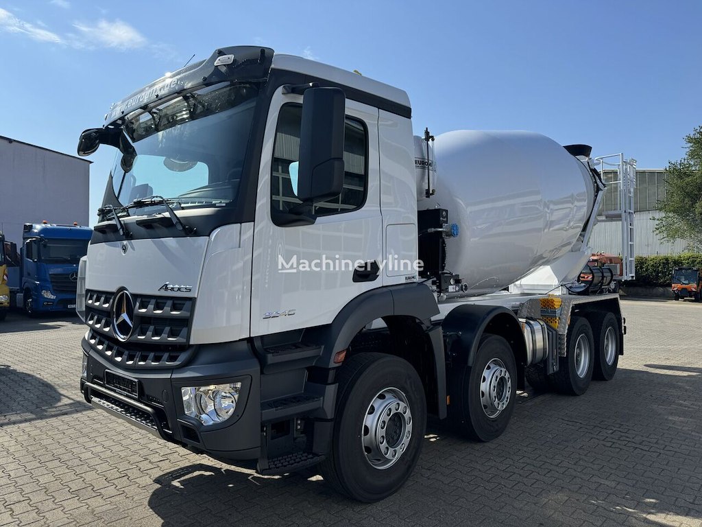 Euromix MTP na šasiji Mercedes-Benz AROCS 3246 B 8x4 EURO6 BETONOMIESZARKA EUROMIX 10 m³ kamion s mešalicom za beton