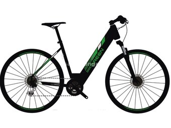 XPLORER Električni bicikl City Green 28''