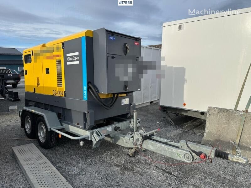 Atlas Copco QAS80 diesel generator