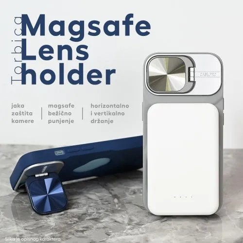 Futrola - maska Magsafe Lens holder za iPhone 11 6.1 crna