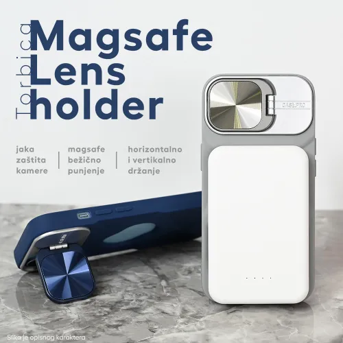 Futrola - maska Magsafe Lens holder za iPhone 11 6.1 ljubicasta