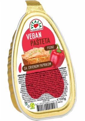 PASTETA SOJA PAPRIKA 105G
PASTETA SOJA PAPRIKA 105G