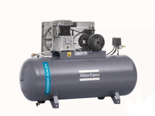 Klipni kompresor ATLAS COPCO AUTOMAN AC40E200, 200L, 3kW / 400V/11 bara