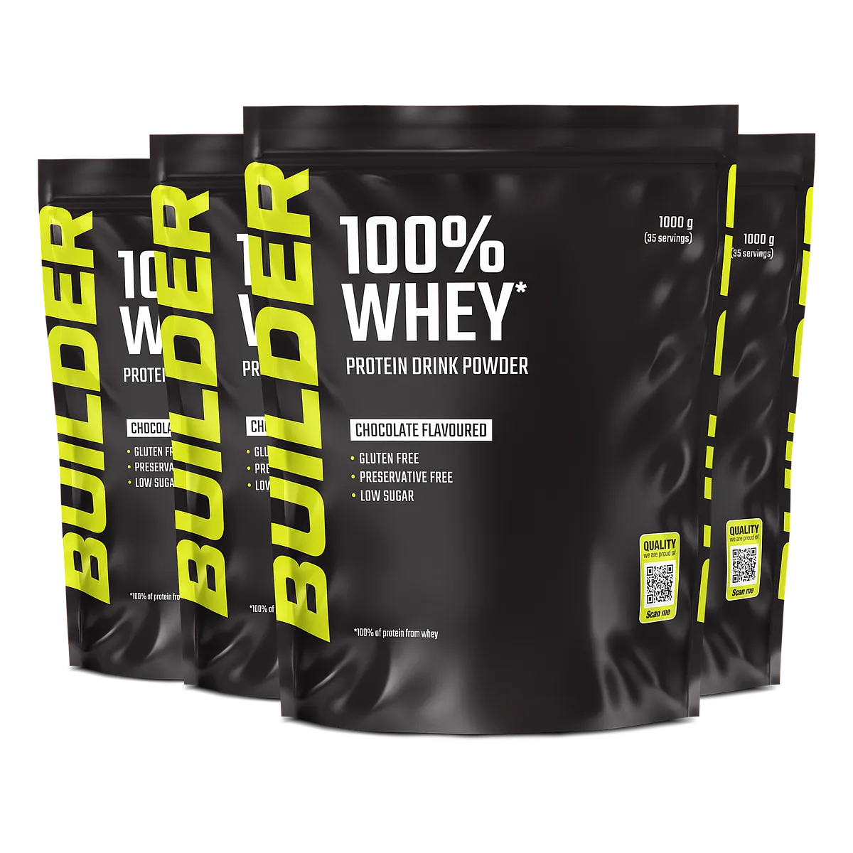 100% Whey 4x1 Kg (4 kg)