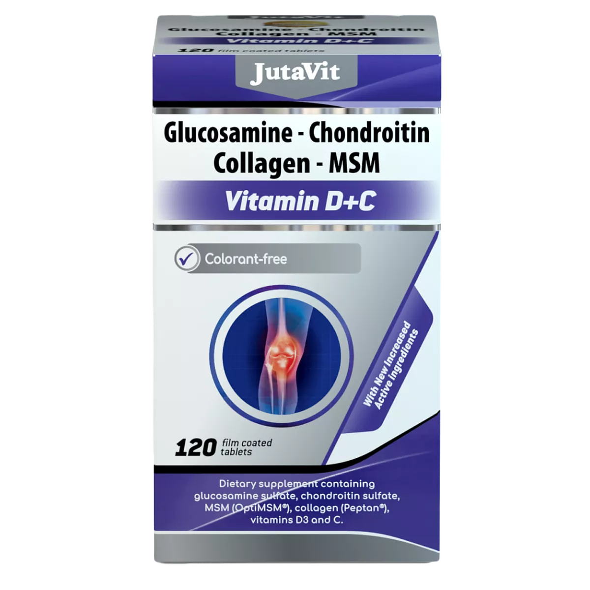 Glucosamine Chondroitin Collagen MSM Vitamin D+C (120 tab.)
