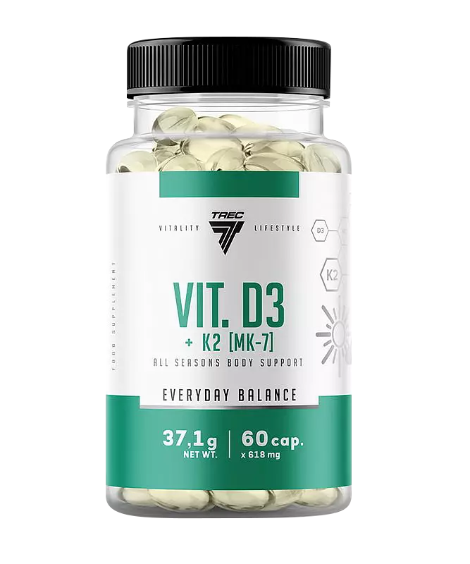 Vitamin D3+K2 (60 kap.)