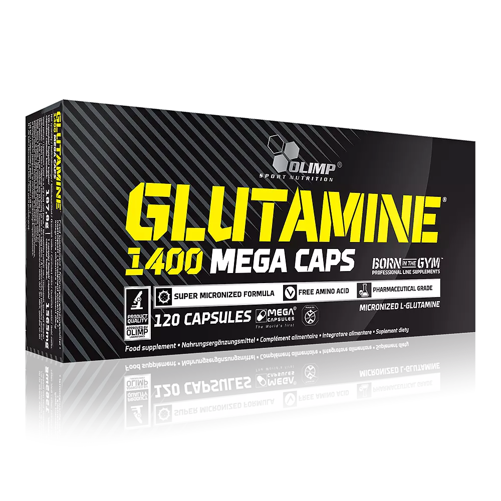 L-Glutamine 1400 Mega Caps (120 kap.)