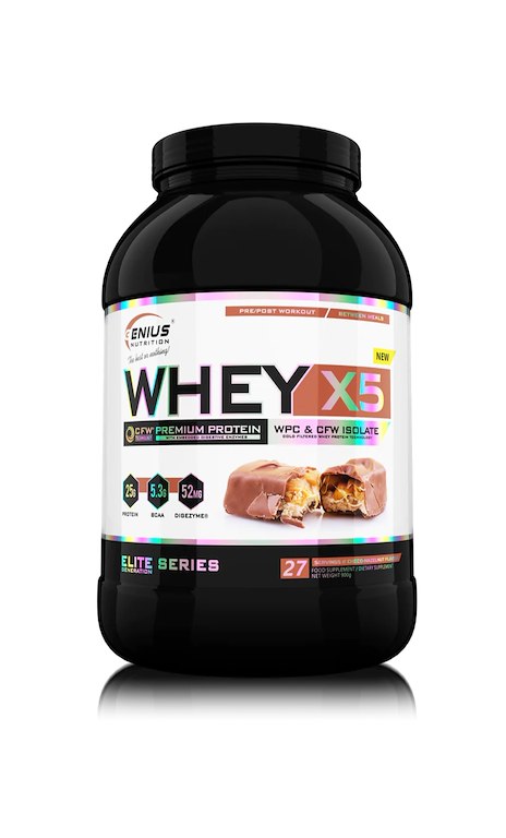 WHEY-X5 900GR CHOCO-HAZELNUT (MARS)