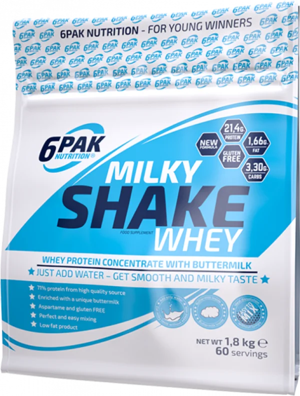 6PAK Milky Shake Whey 1800g