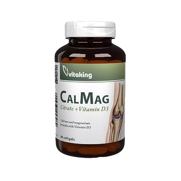 Cal-Mag Citrate plus Vitamin D (90 kap.)