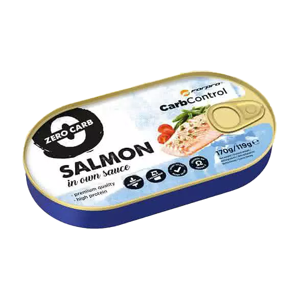 Salmon in own sauce (170 gr.)