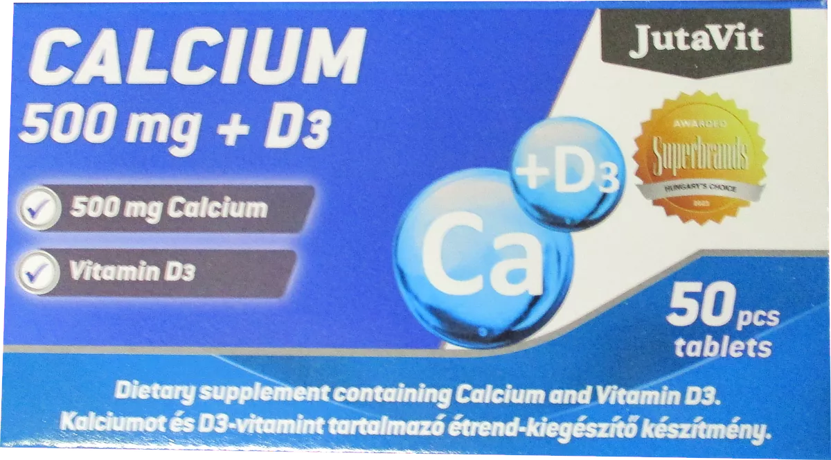 Calcium 500 mg + D3 (50 tab.)