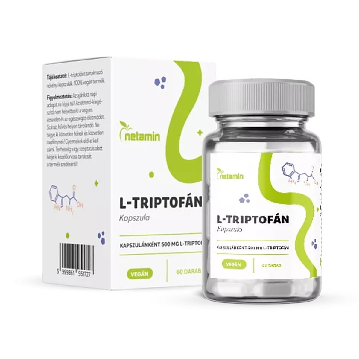 L-Tryptophan (60 kap.)