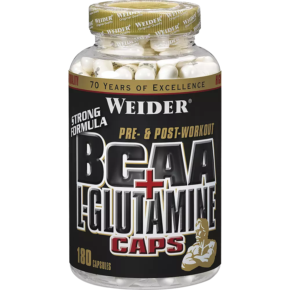 BCAA + L-Glutamine Caps (180 kap.)