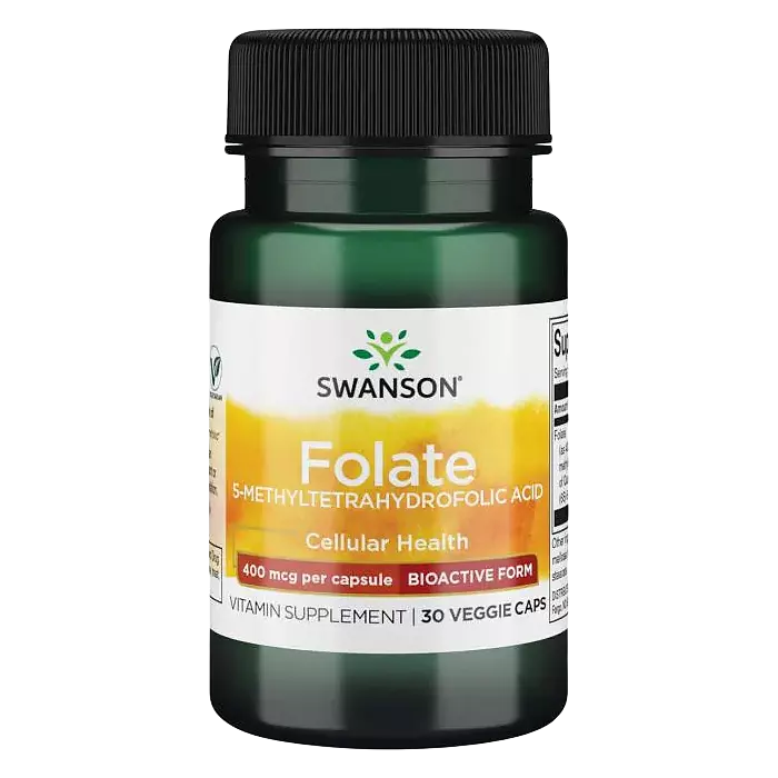 Folate 400mcg (Swanson Ultra Line) (30 kap.)