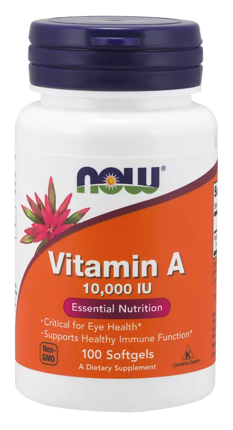 Vitamin A 10000IU (100 kap.)