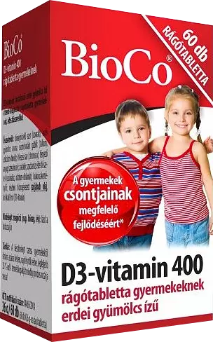 Vitamin D3 400 chewables for Kids (60 žvakaćih tableta)