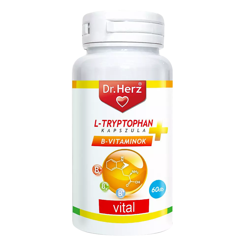 L-Tryptophan + Vitamin B (60 kap.)