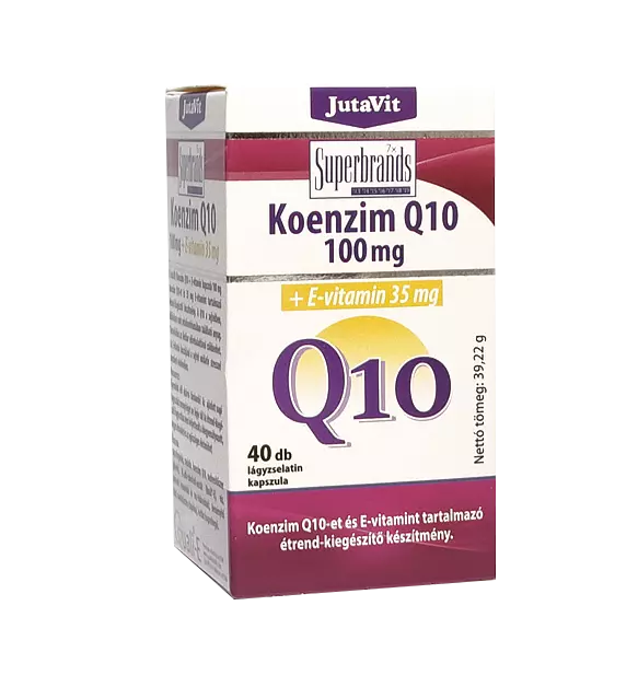 Coenzime Q10 100mg + Vitamin E (40 kap.)