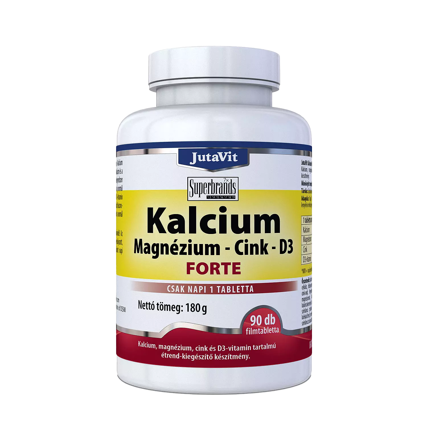 Calcium+Magnesium+Zincforte + Vitamin D3 (90 tab.)