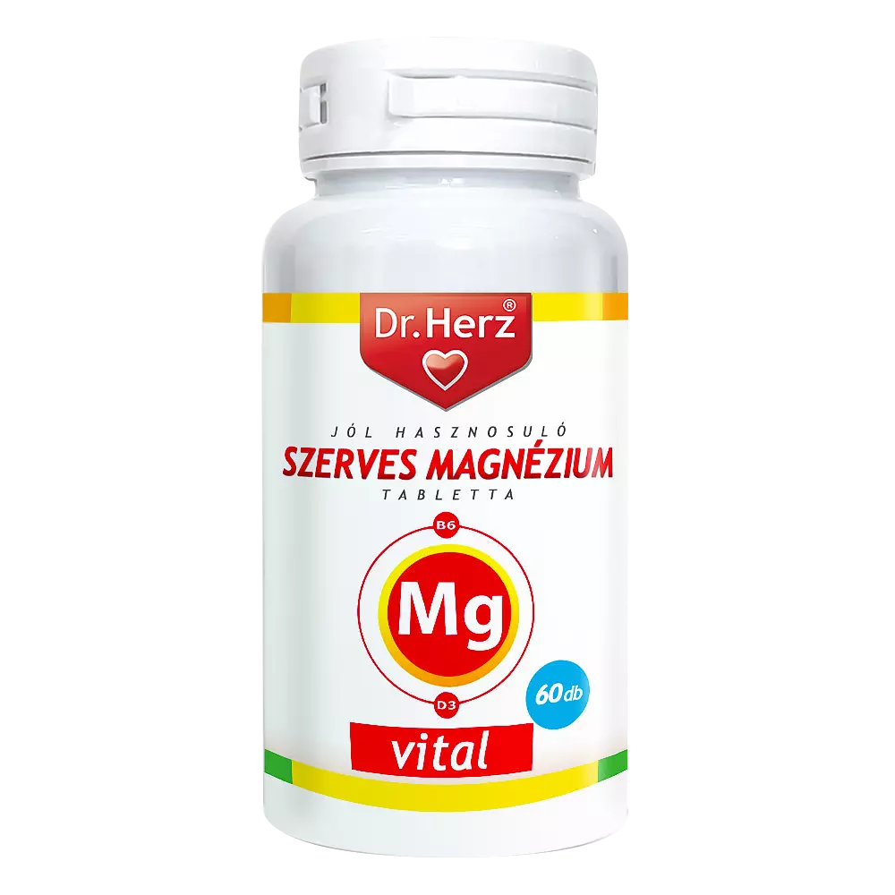 Organic Magnesium + B6 +D3 (60 tab.)