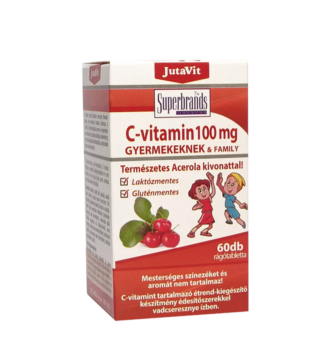 C-vitamin 100 mg KIDS & FAMILY (60 žvakaćih tableta)