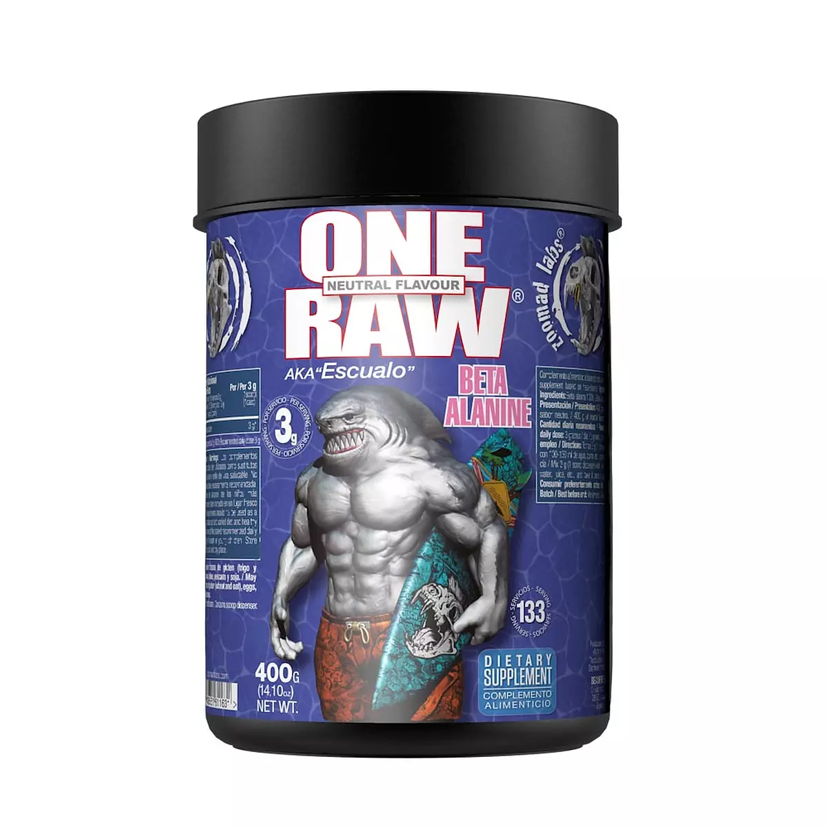 One Raw Beta-Alanine (400 gr.)