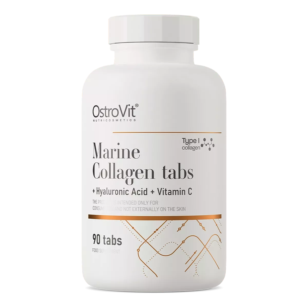 Marine Collagen + Hyaluronic Acid + Vitamin C (90 tab.)