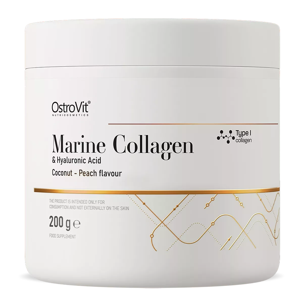 Marine Collagen + Hyaluronic Acid + Vitamin C (200 gr.)