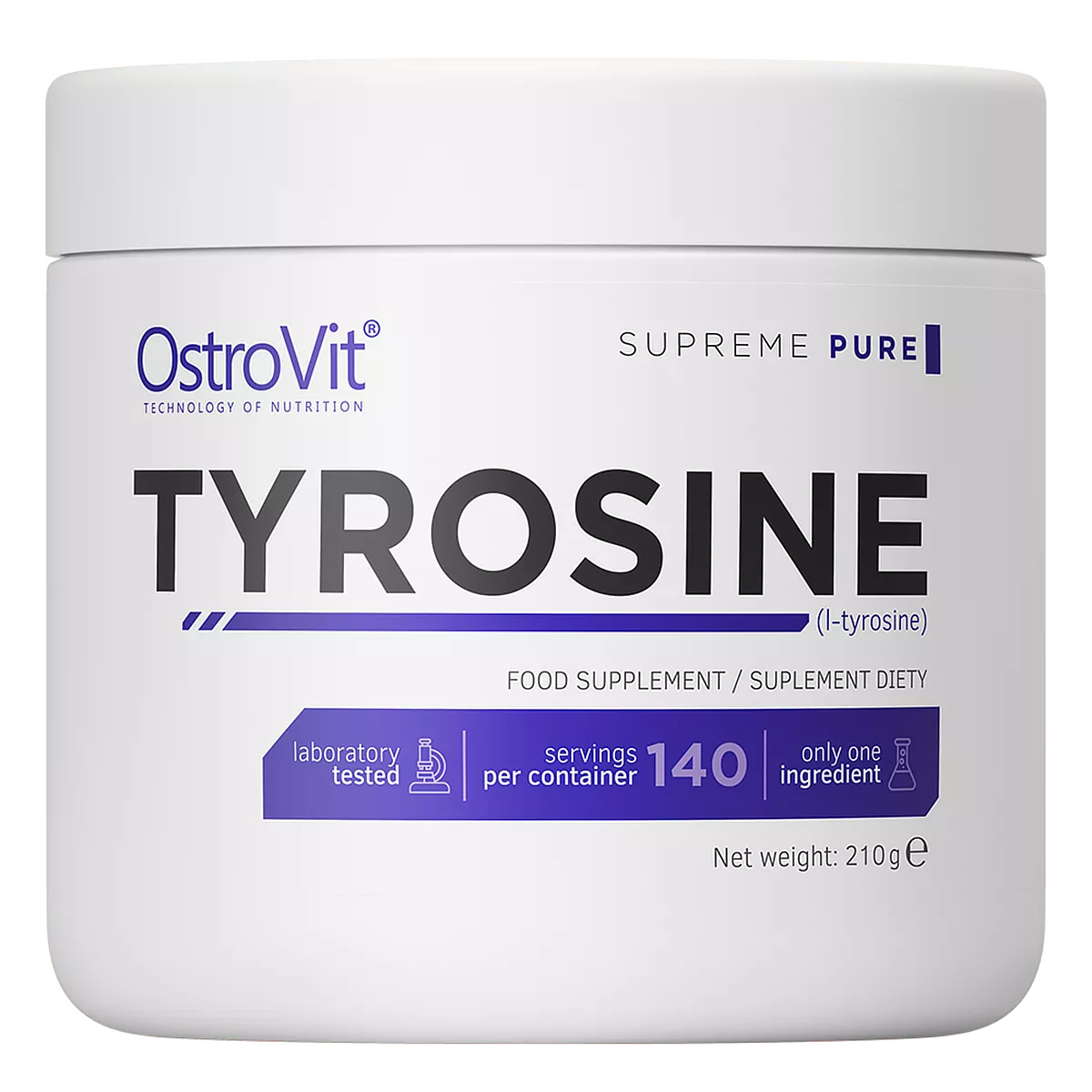 Supreme Pure Tyrosine Powder (210 gr.)