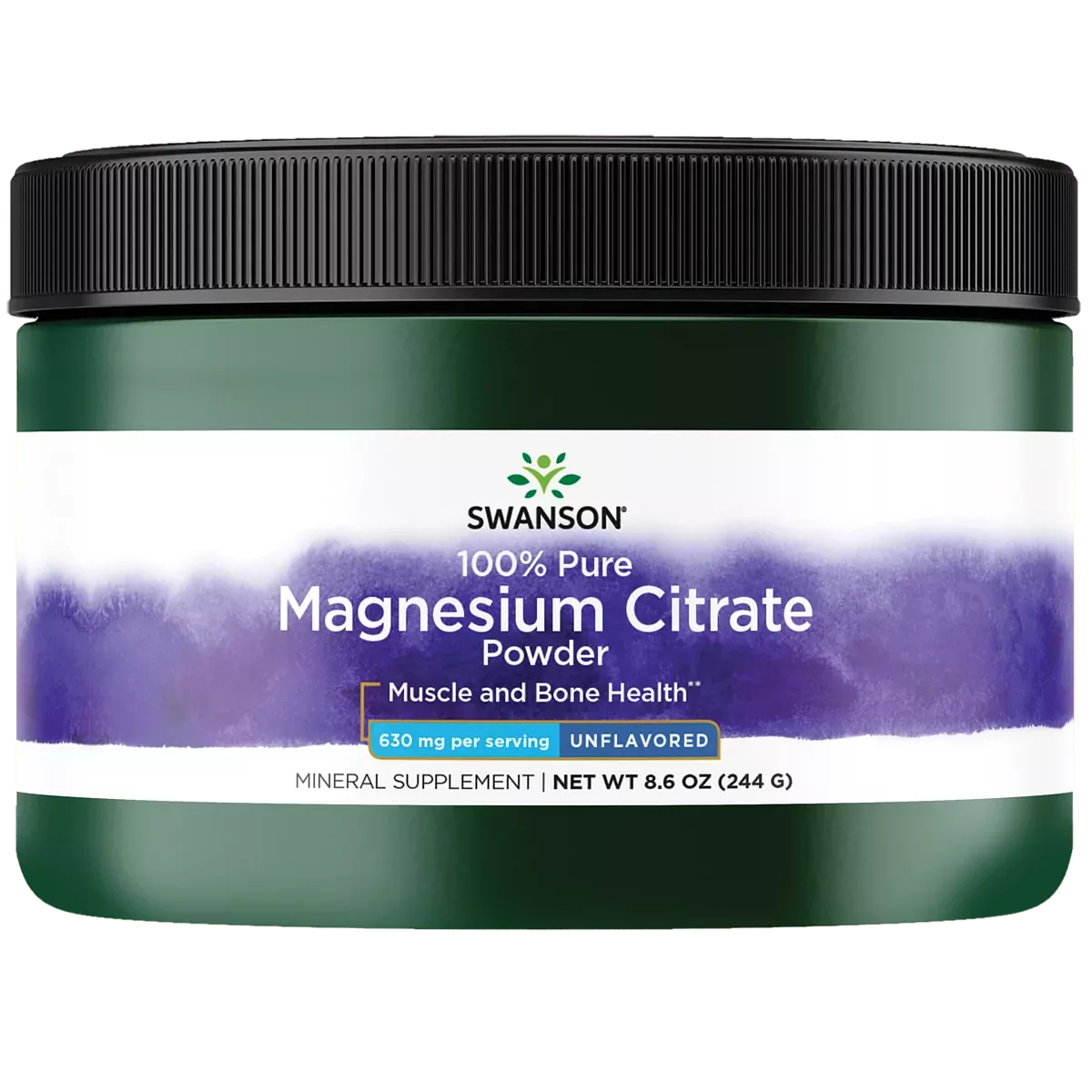 100% Pure Magnesium Citrate Powder (244 gr.)