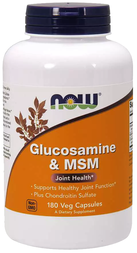 Glucosamine & Chondroitin with MSM (180 kap.)