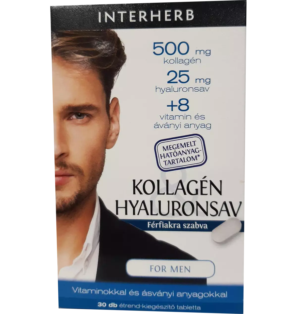 Kollagén & Hyaluronsav for Men (30 tab.)